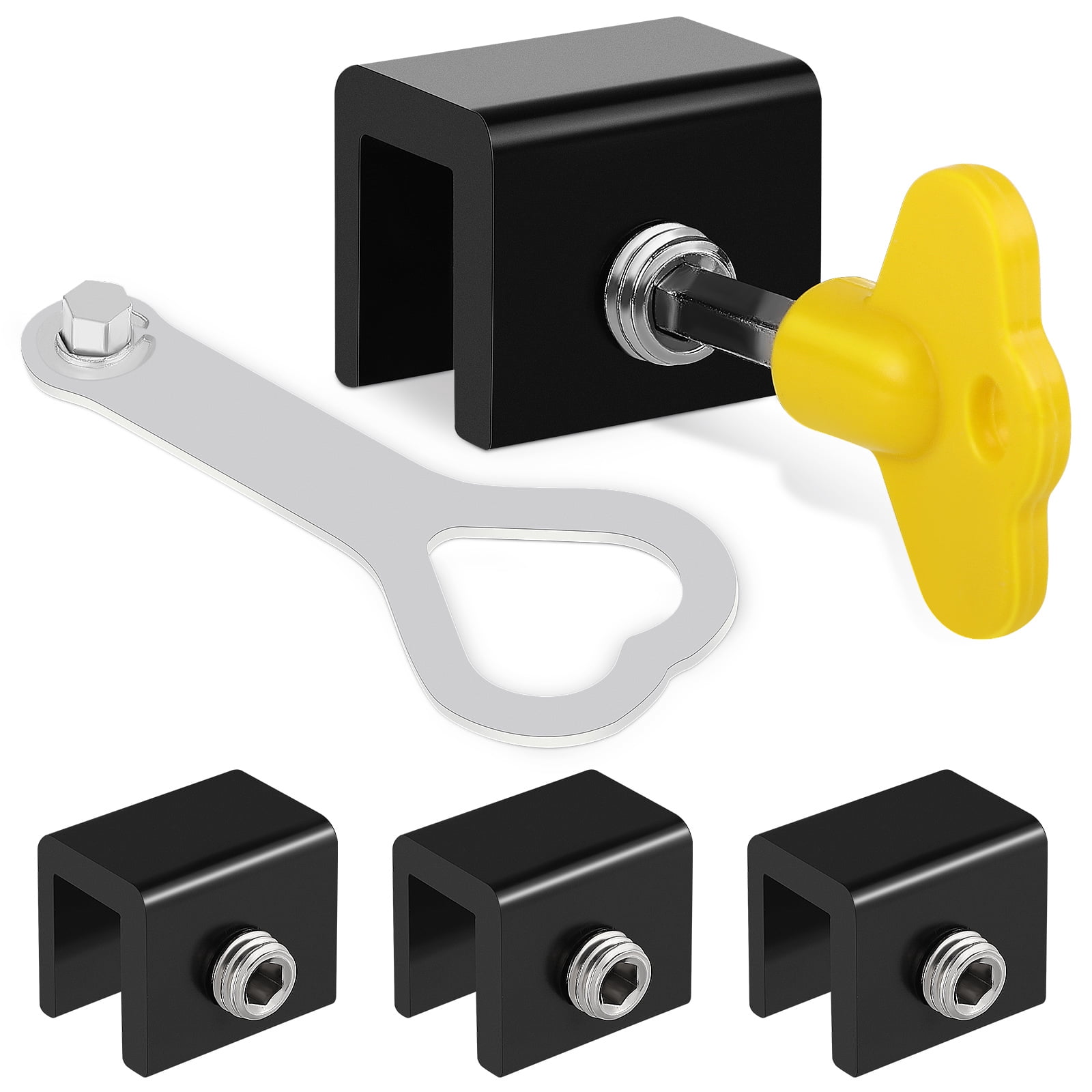 EXHUMKY Sliding Window Door Locks For Home Security - Walmart.com