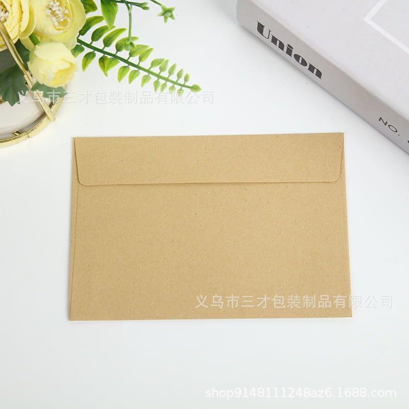 BERTDOMD 50 Pcs Kraft Envelopes Self Seal Envelopes Card Envelopes ...