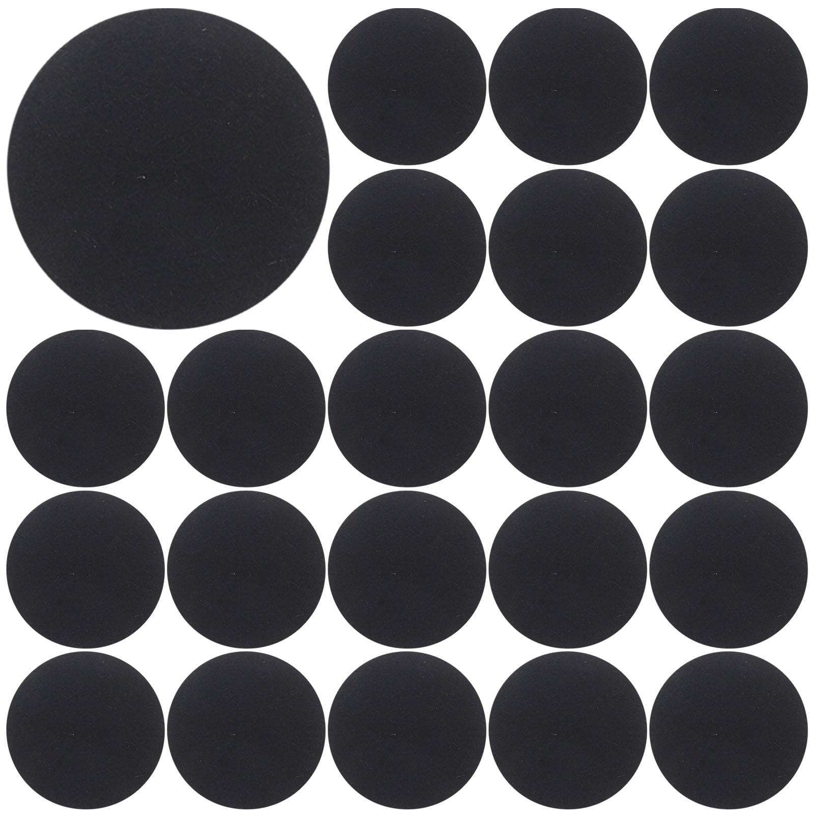 BERTDOMD 500pcs Self Adhesive Felt Circles Black Dots For Diy Sewing ...