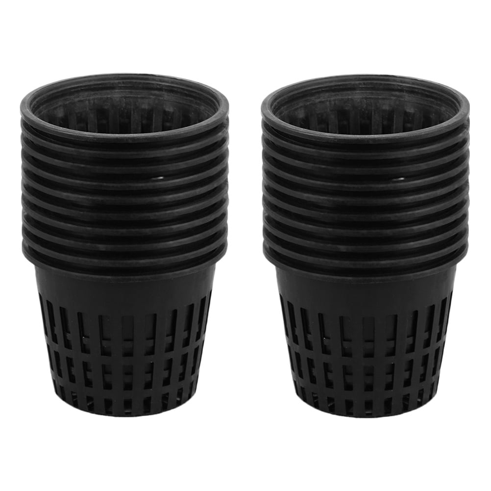 BERTDOMD 50Pcs Hydroponic Pots Net Cup Pots Plant Baskets Garden ...