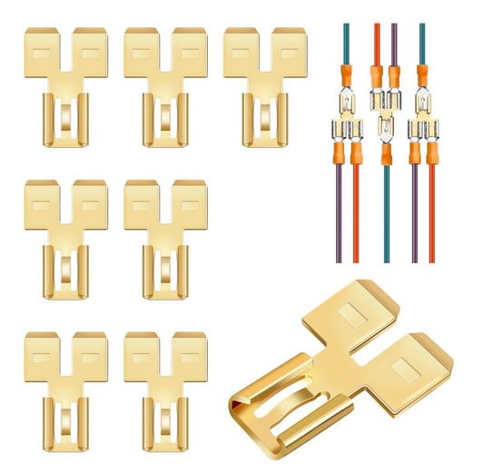 EXHUMKY BERTDOMD 50Pcs Stable Spade Connectors for Automotive and ...