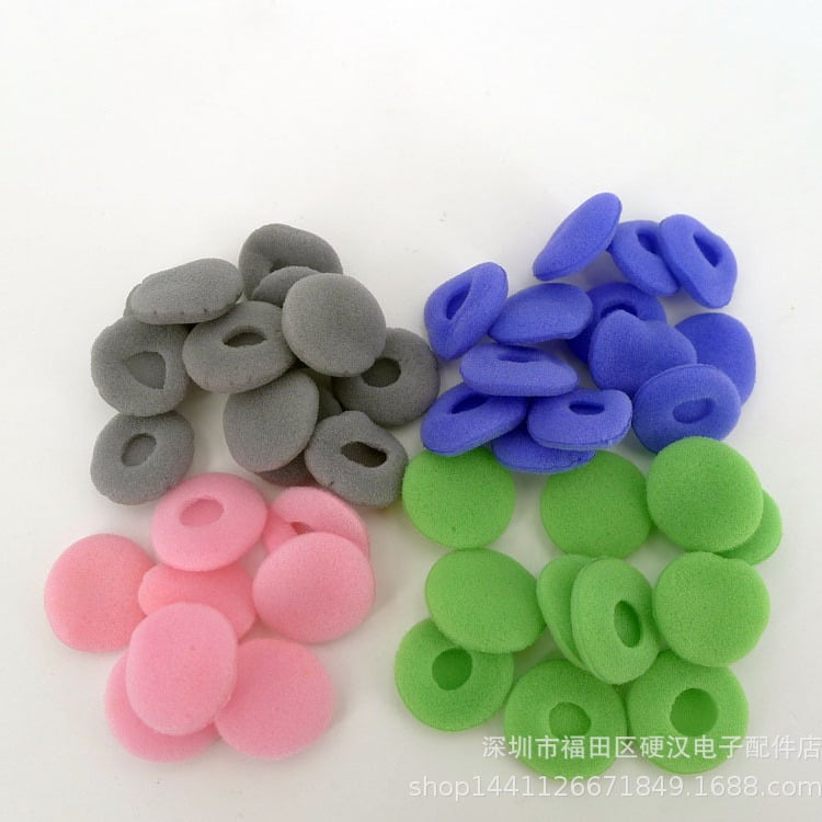 BERTDOMD 50pcs Ear Bud Covers Headphone Sponge Covers Ear Bud Cleaning ...