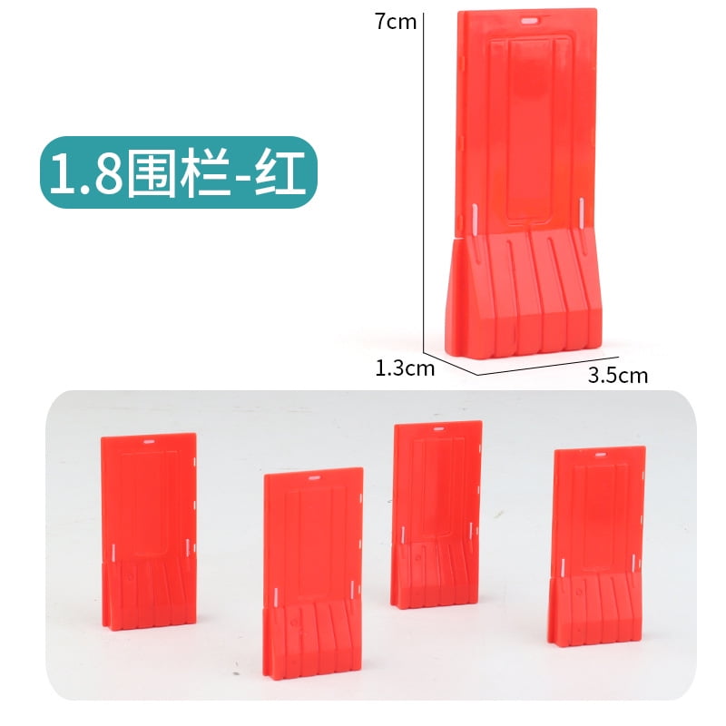 BERTDOMD 5pcs Mini Construction Vehicles Traffic Signs Mini Plastic ...
