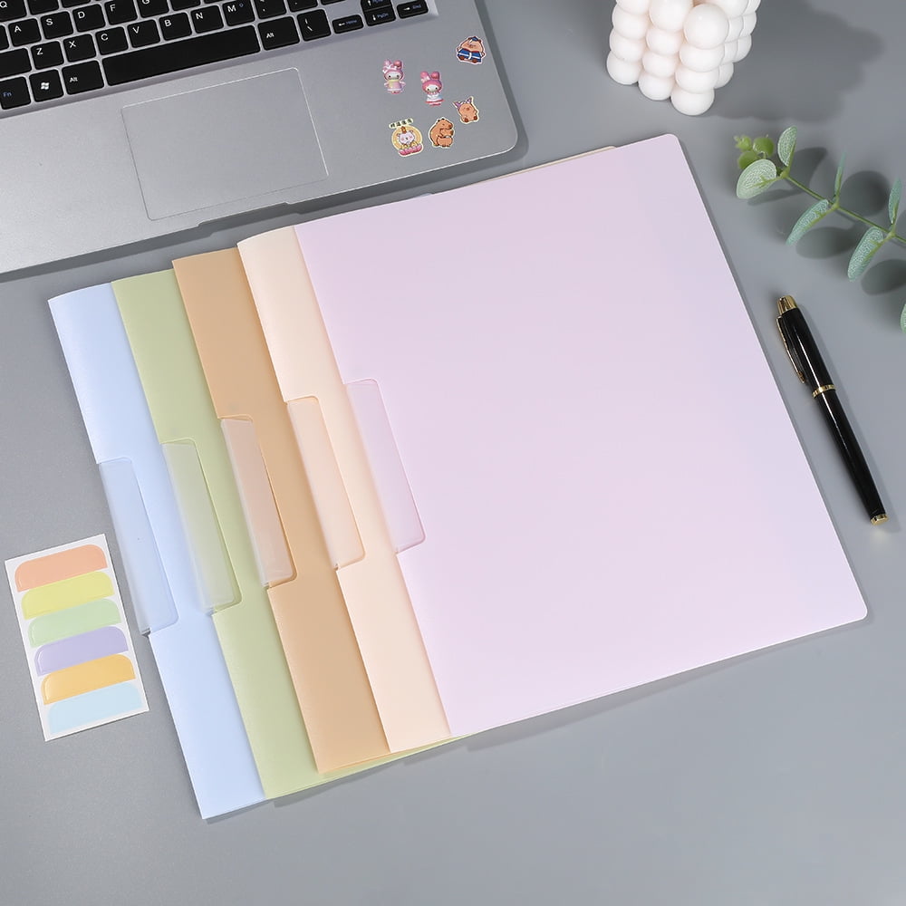 BERTDOMD 5pcs Report Covers With Swing Clip A4 File Folder With Swing ...