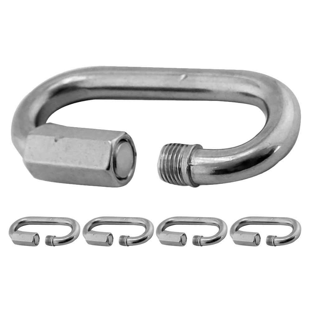BERTDOMD 5pcs Stainless Steel Link Connectors Threaded Chain Links ...
