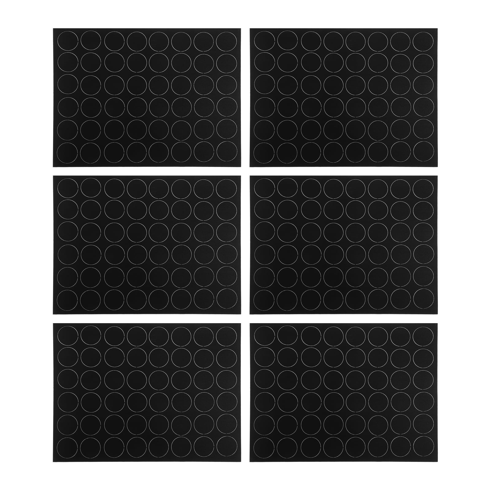 BERTDOMD 6 Sheets of Clothes Self-Adhesive Circle Patches Clothing ...