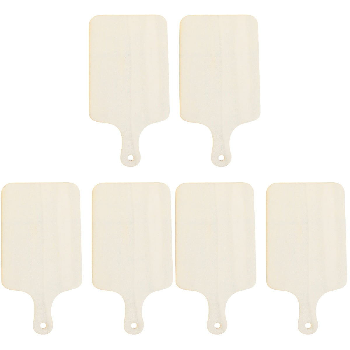 BERTDOMD 6 pcs Wooden Mini Cutting Board Blank Chopping Board with ...