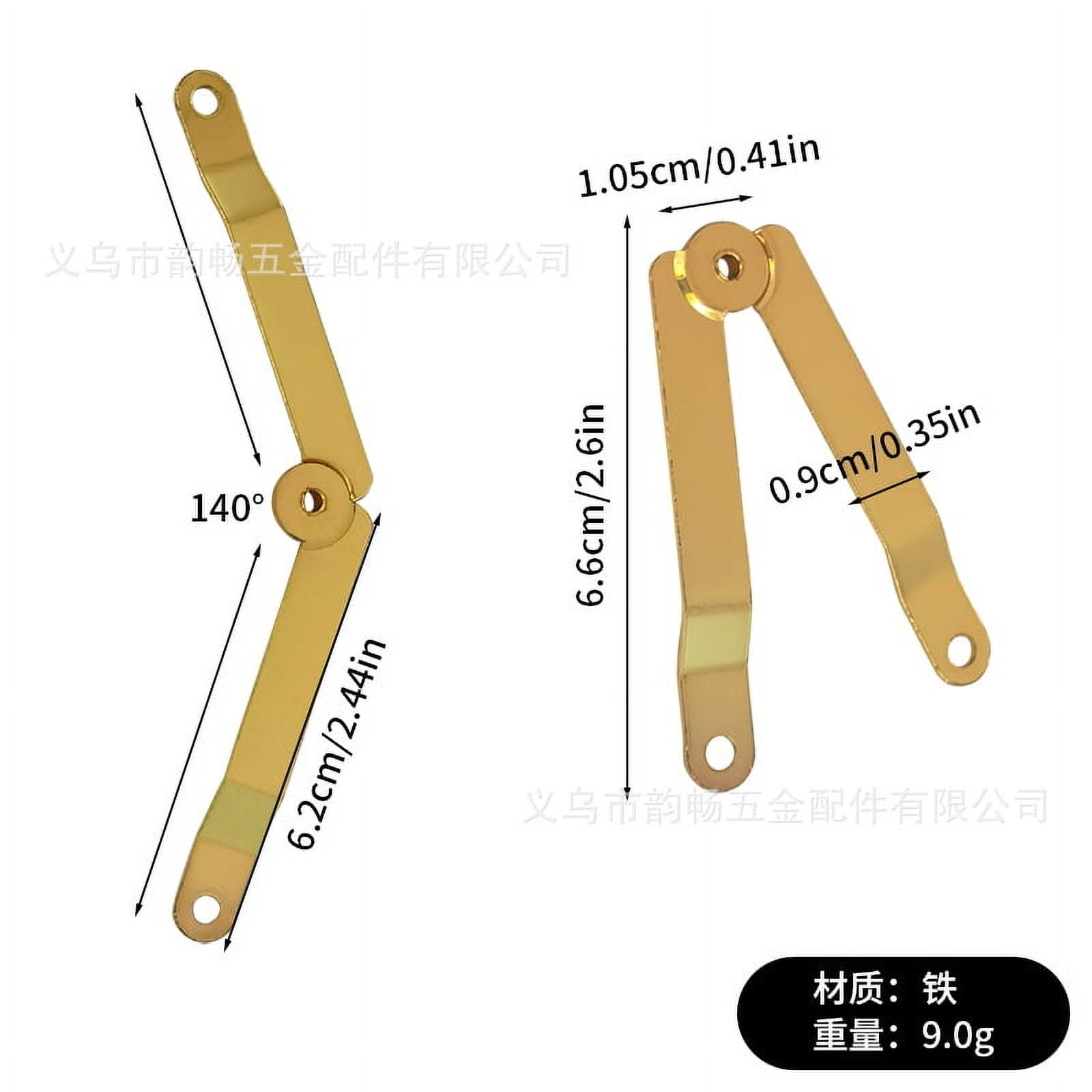 BERTDOMD 6pcs Antique Lid Support Hinges for Box Cabinet Chest ...
