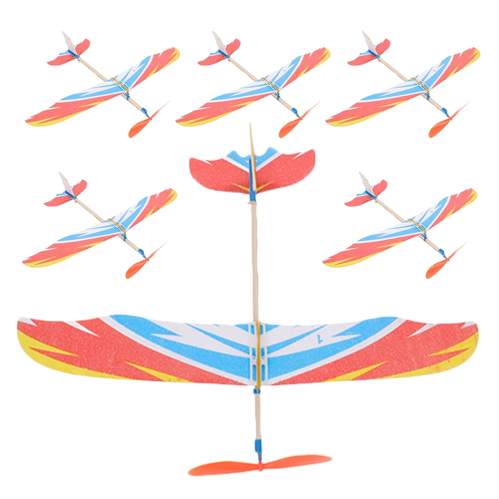 BERTDOMD 6pcs Rubber Band Powered Airplane Model Diy Assembly Small ...