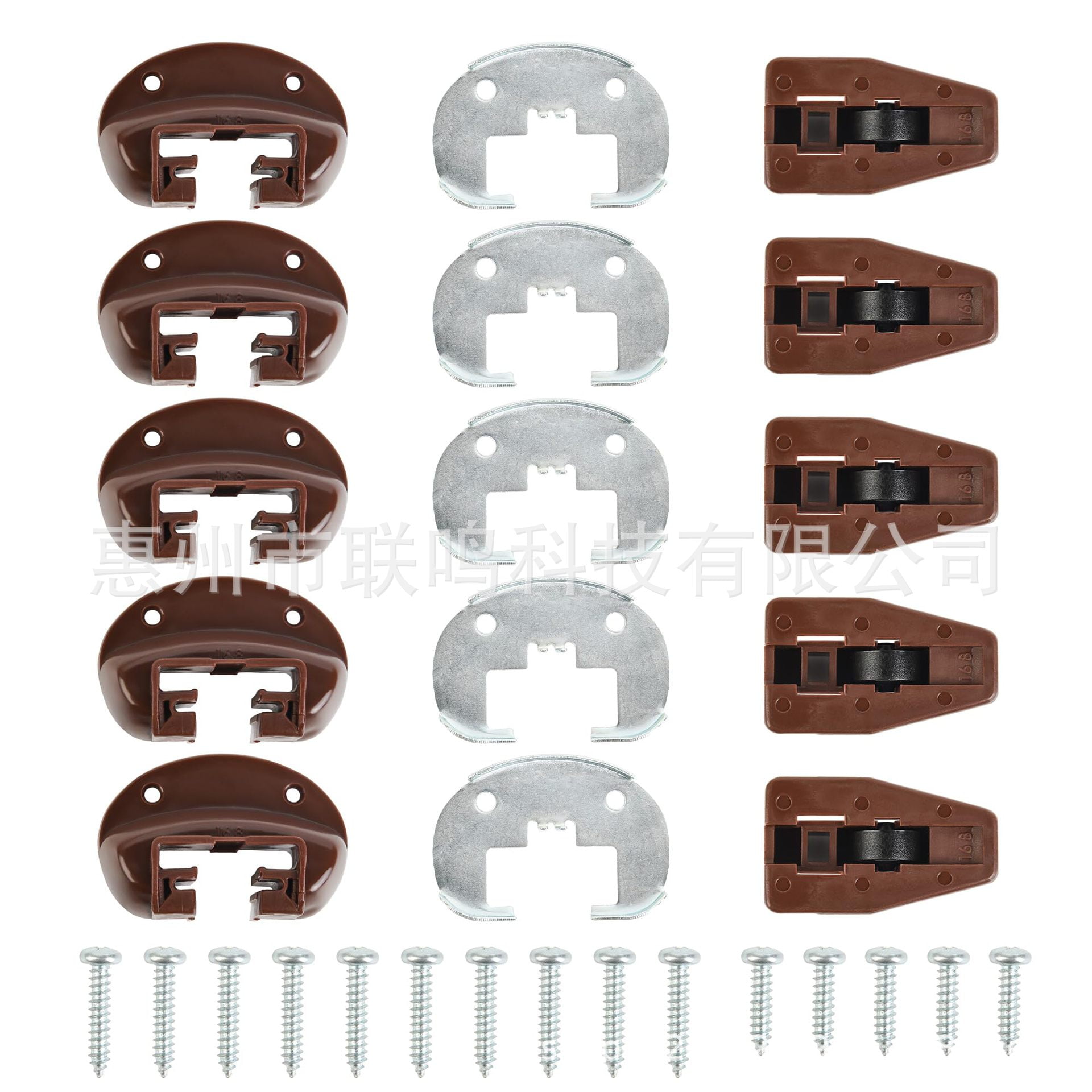 BERTDOMD 6sets Drawer Guide Kit Drawer Slide Track Guide Repair Kit For ...