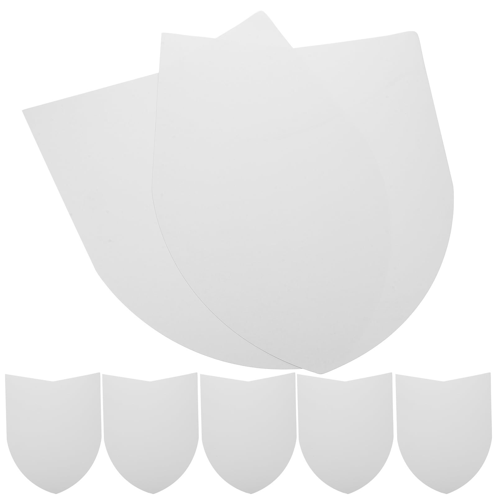 8 Pcs DIY Blank Shield for Kids Craft Activities Fun Engaging Toy for ...