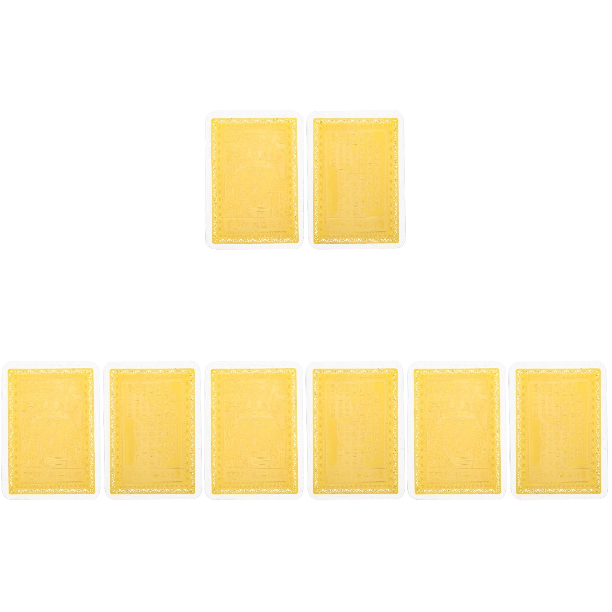 BERTDOMD 8 pcs Amulet Card Chinese Tibetan Amulet Card Auspicious Card ...