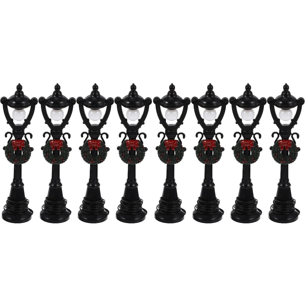 BERTDOMD 8 pcs Doll House Mini Street Light Decor Street Light Models ...