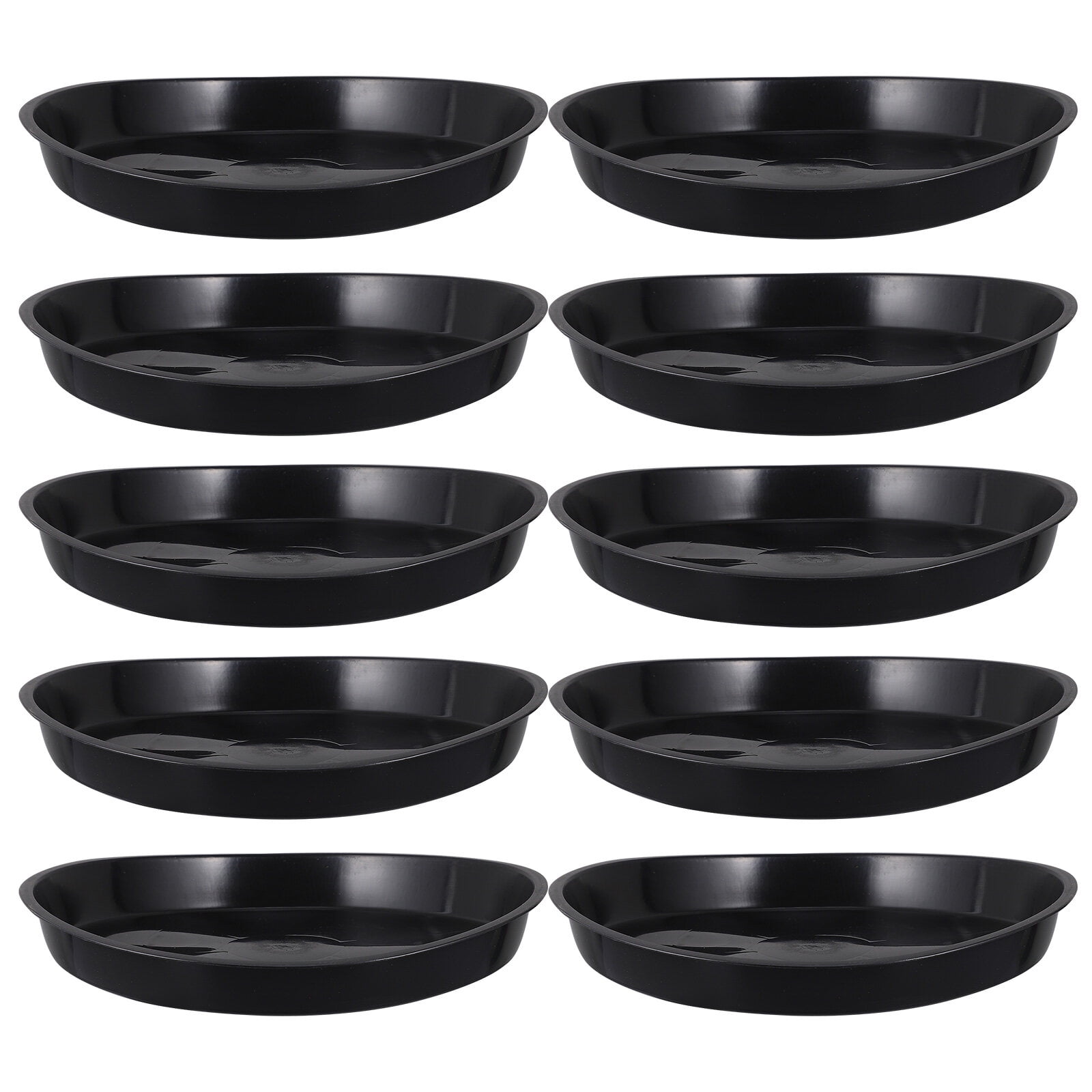 BERTDOMD 8Pcs Plant Drip Trays Plastic Plant Trays Plant Drainage Tray ...