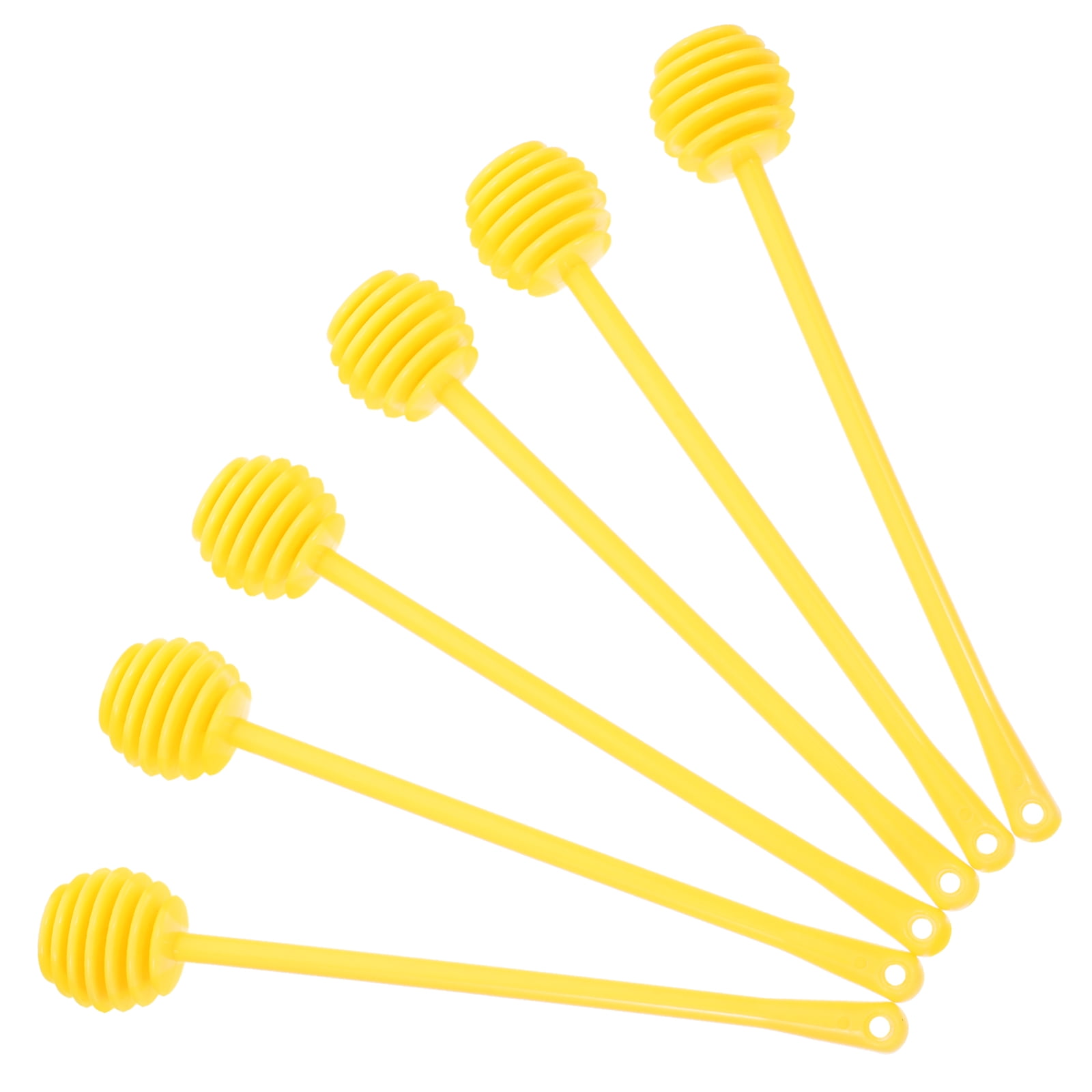 BERTDOMD 8pcs Honey Dipper Sticks Plastic Honey Mixing Stick For Honey ...