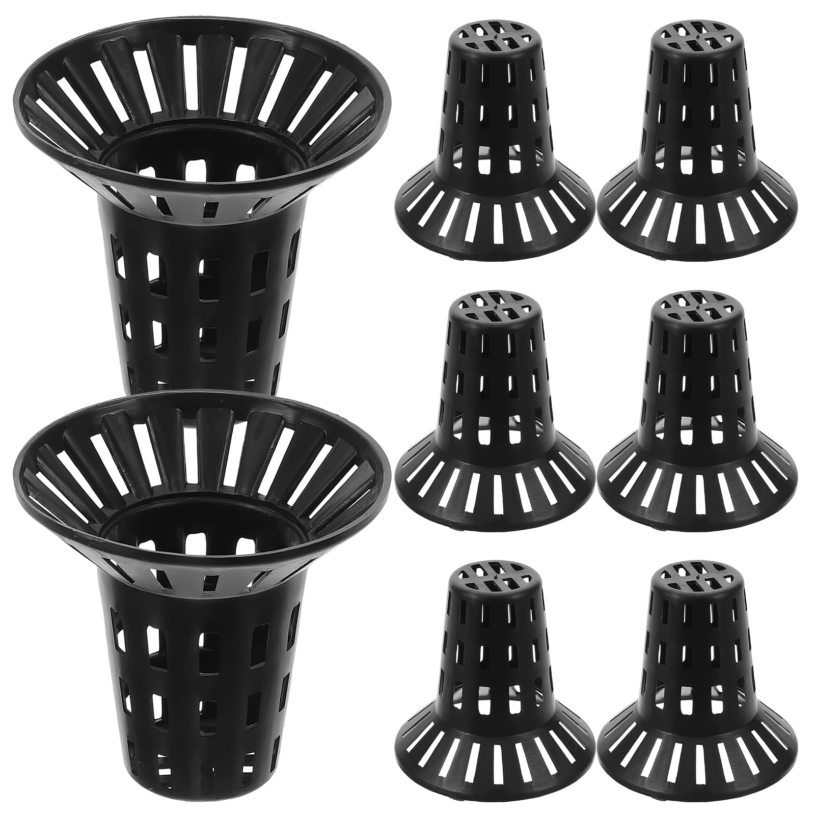 BERTDOMD 8pcs Planter Hole Mesh Baskets Plastic Flower Pot Grid Cups ...