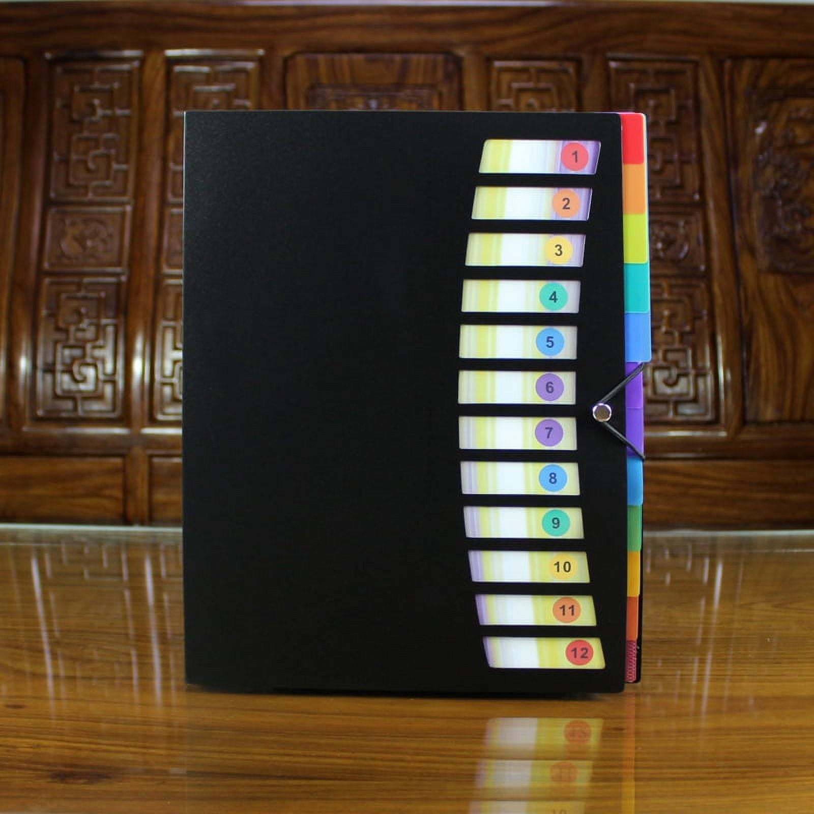 BERTDOMD Accordion File Folder Pocket Folder with Multi-Layers Accordion Style Expanding File ...