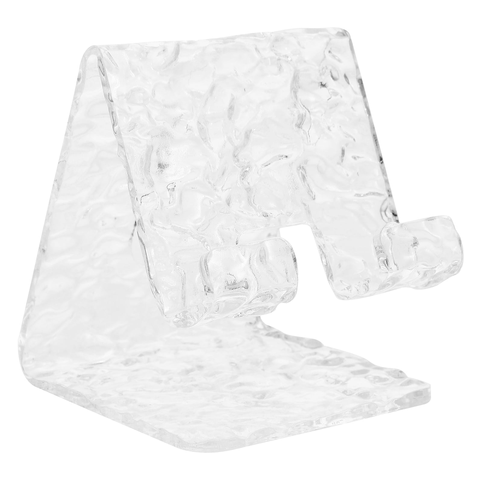 BERTDOMD Acrylic Phone Stand Album Display Rack Clear Wavy Pattern ...