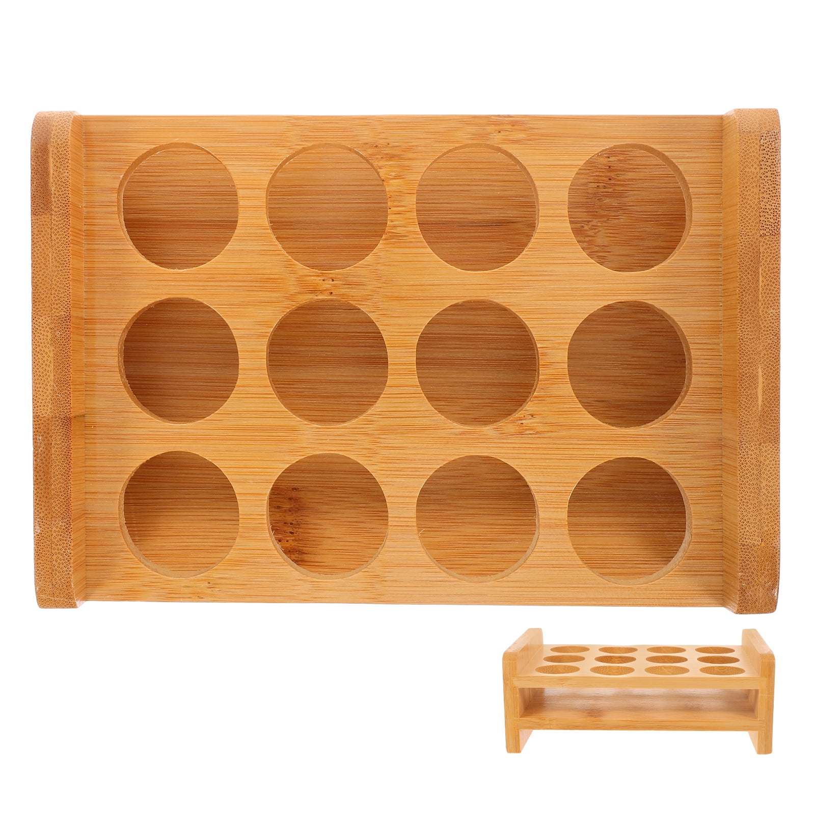 BERTDOMD Beer Glass Organizer and Shot Glass Holder with Whiskey ...