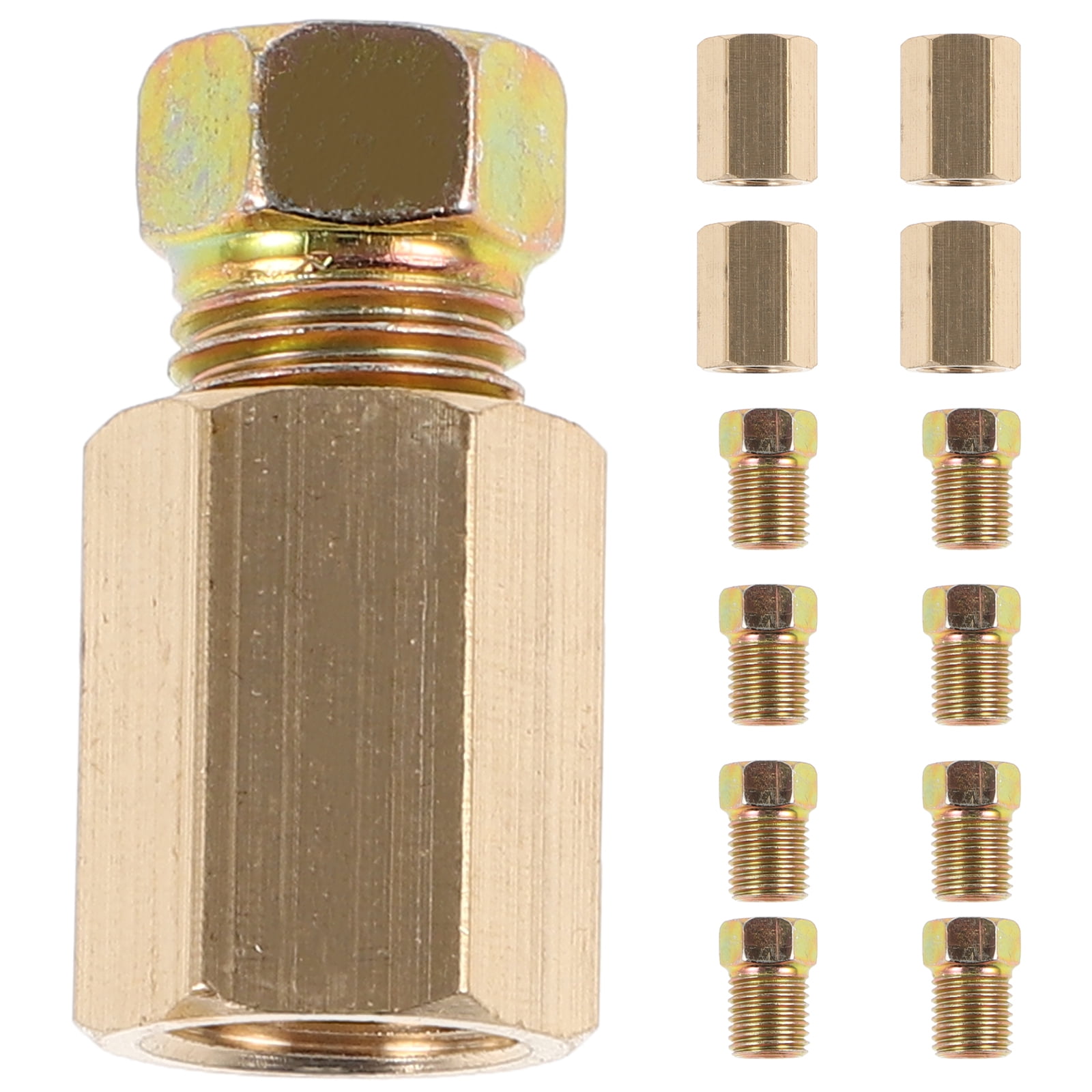 BERTDOMD Brake Line Connector Car Brake Line Fitting Thread Connector ...