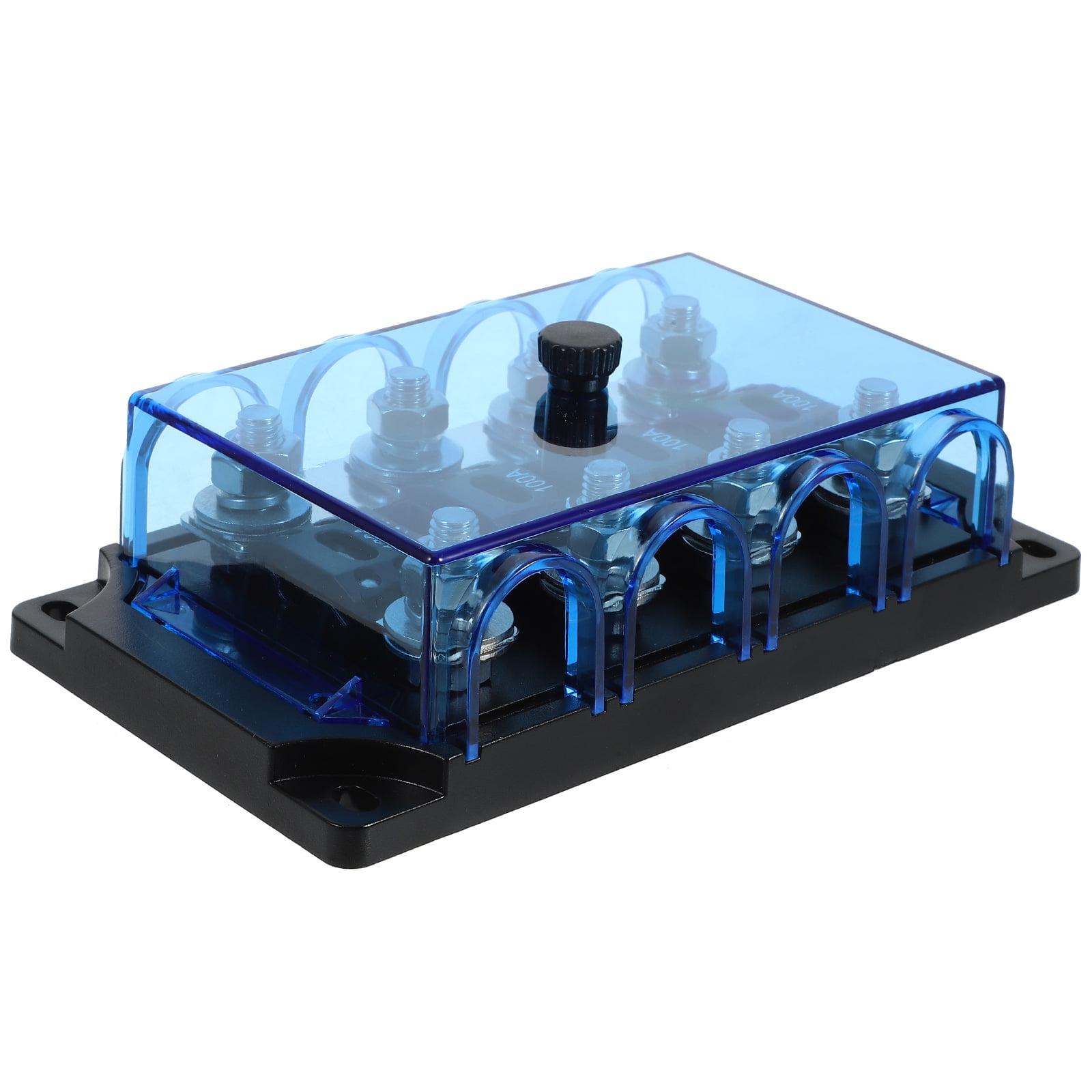 Black Plastic 4 Way Fuse Block for Car with Easy Installation and ...