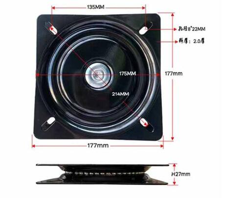 BERTDOMD Chair Swivel Bar Stools Swivel Plate Table Turntable Swivel ...
