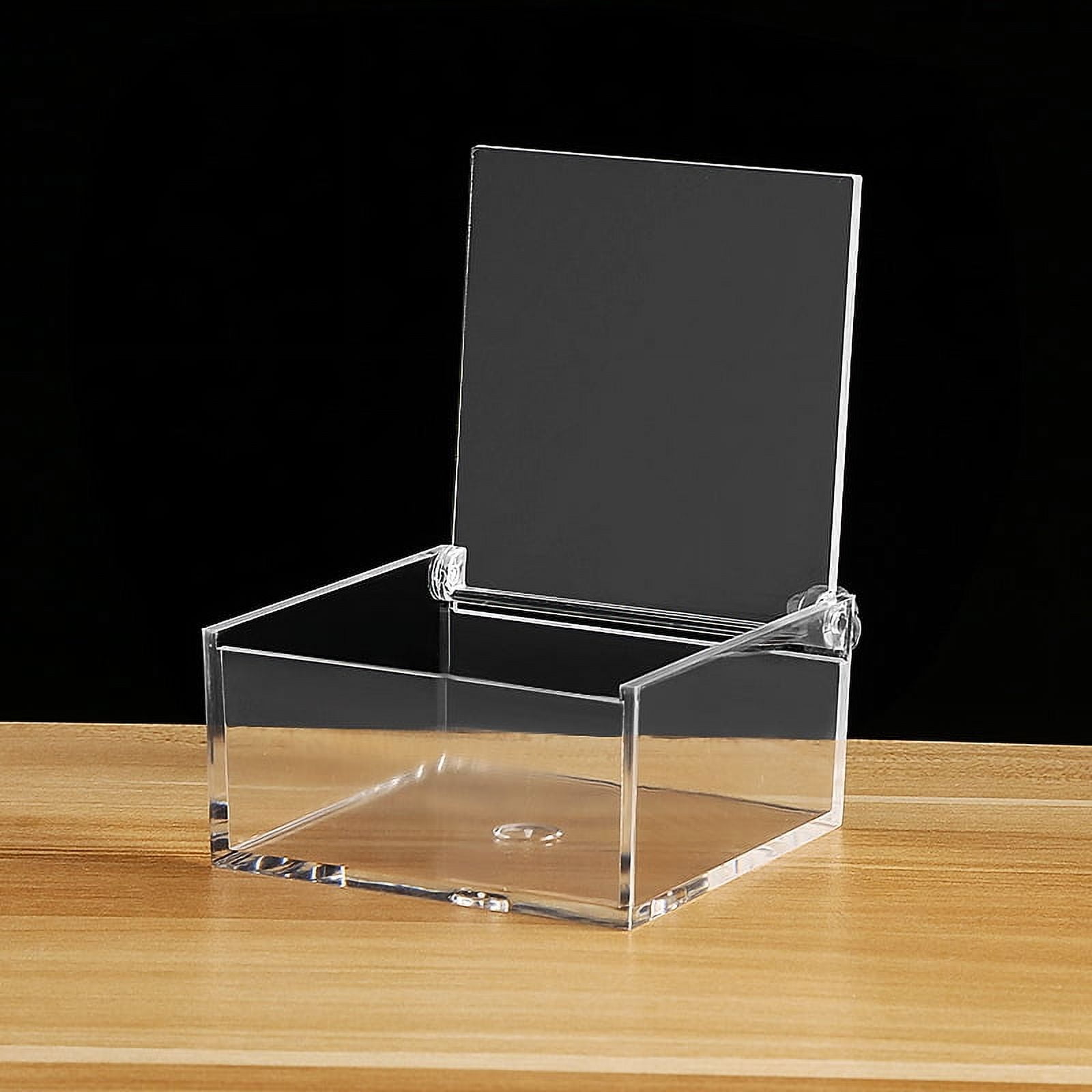 BERTDOMD Clear Acrylic Box with Lid Transparent Mini Display Case for ...