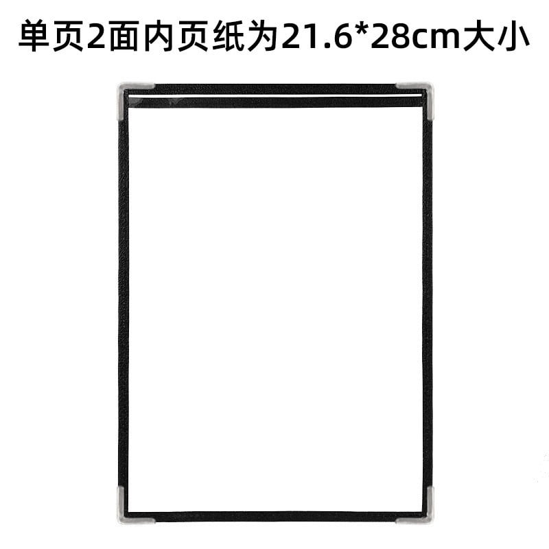 BERTDOMD Clear Pvc Menu Cover 2-Side For Restaurants Cafes And Bars ...