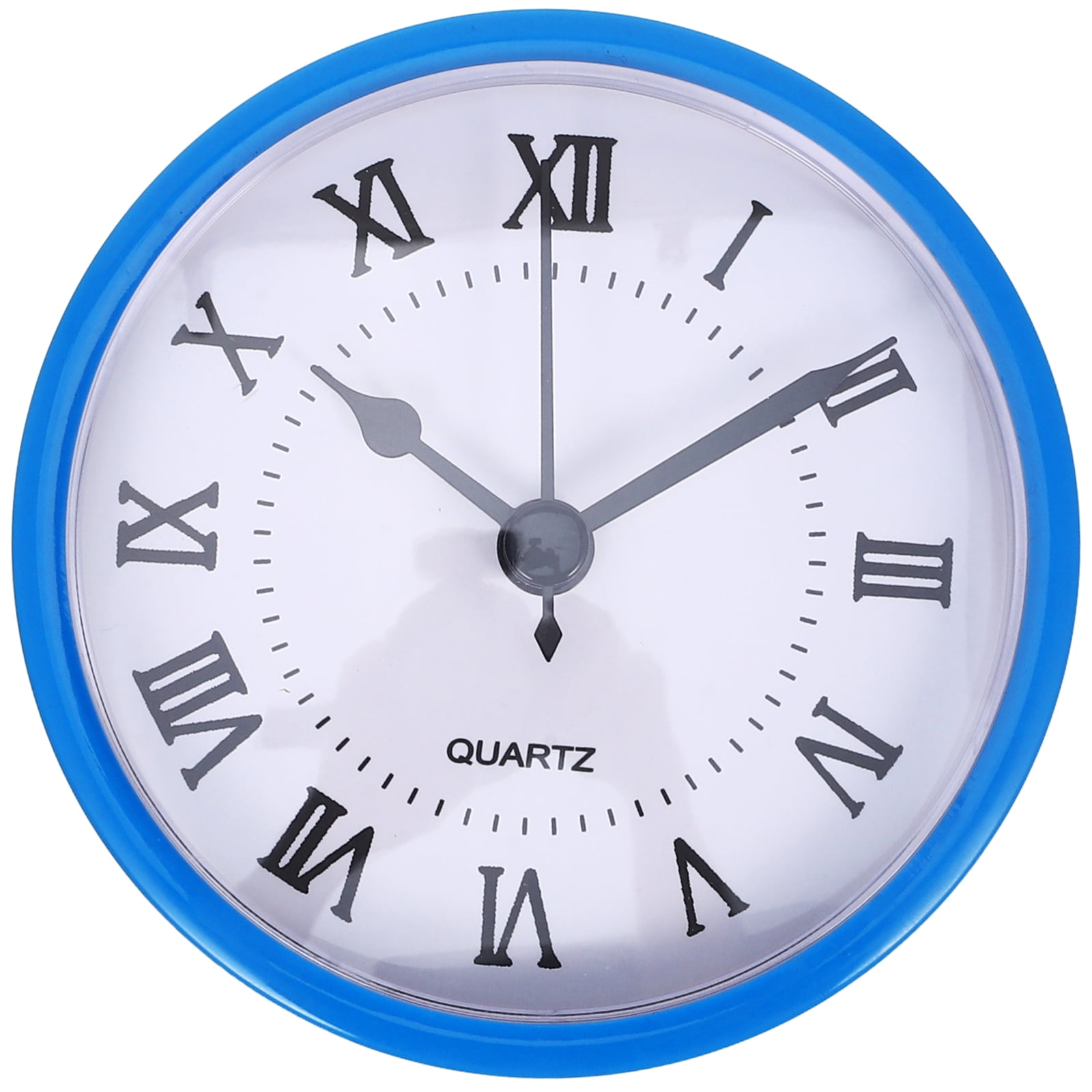 HEMOTON Blue Plastic Quartz Clock Insert for Home Crafts with Roman ...
