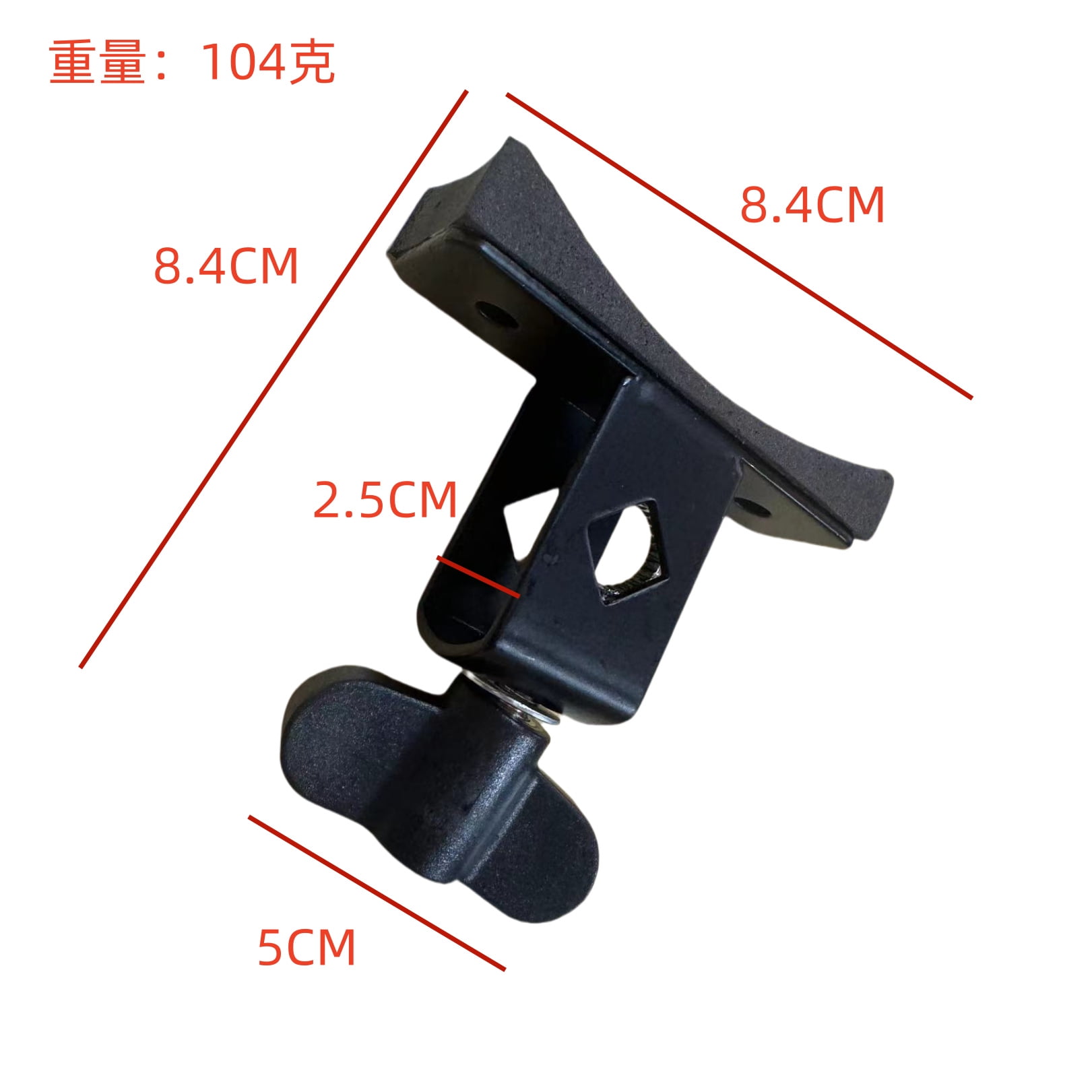 EXHUMKY Drum Accessory Kit Black Hoop Clamp for Snare Tom Drums Alloy ...