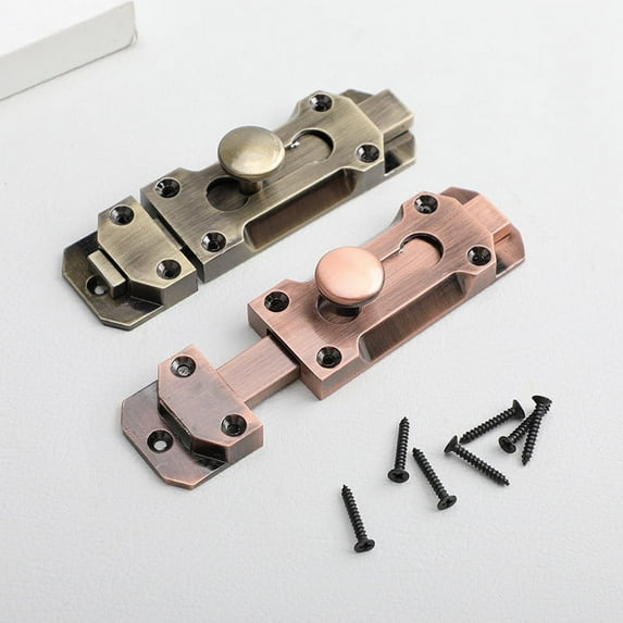 EXHUMKY BERTDOMD Heavy Duty Sliding Bolt Lock Zinc Alloy Security Latch ...