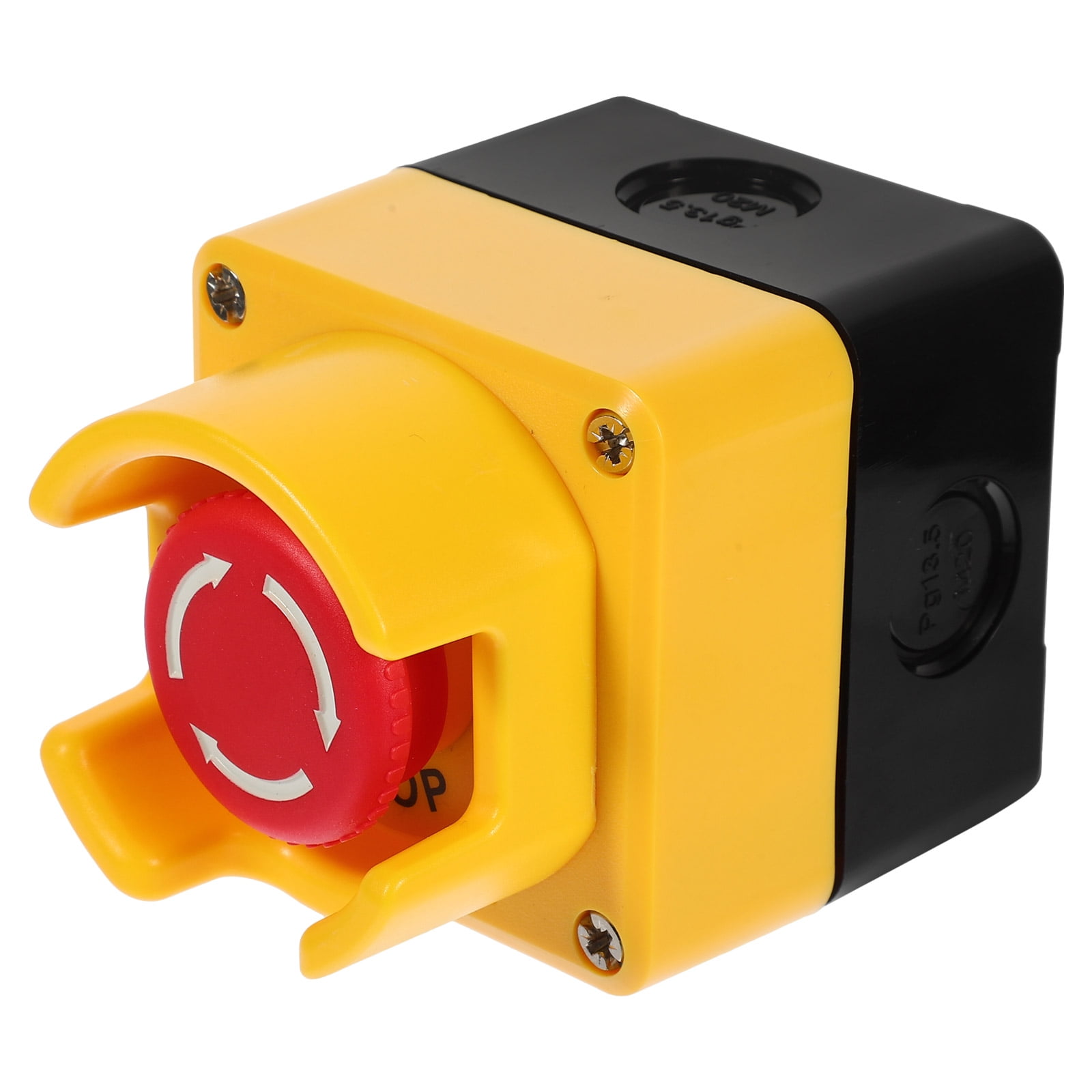 BERTDOMD Emergency Stop Button With Bracket Push Button Station Box ... BERTDOMD Emergency Stop Button With Bracket Push Button Station Box ...