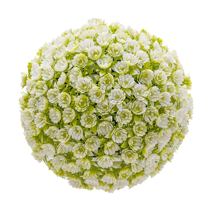 BERTDOMD Faux Flower Ball 20cm Artificial Plant Topiary Ball Spheres ...
