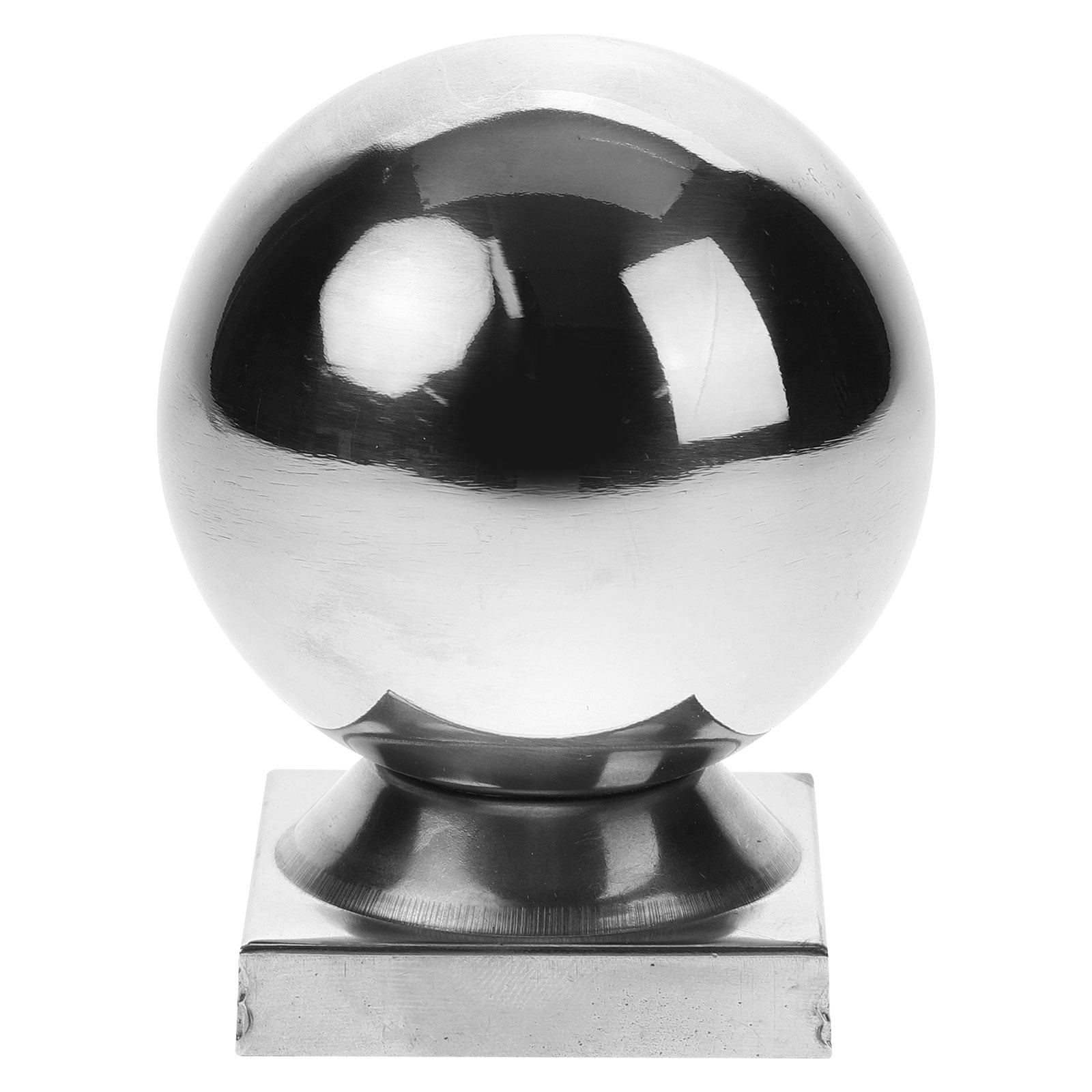 BERTDOMD 60mm Stainless Steel Round Fence Post Caps, Handrail End Caps ...