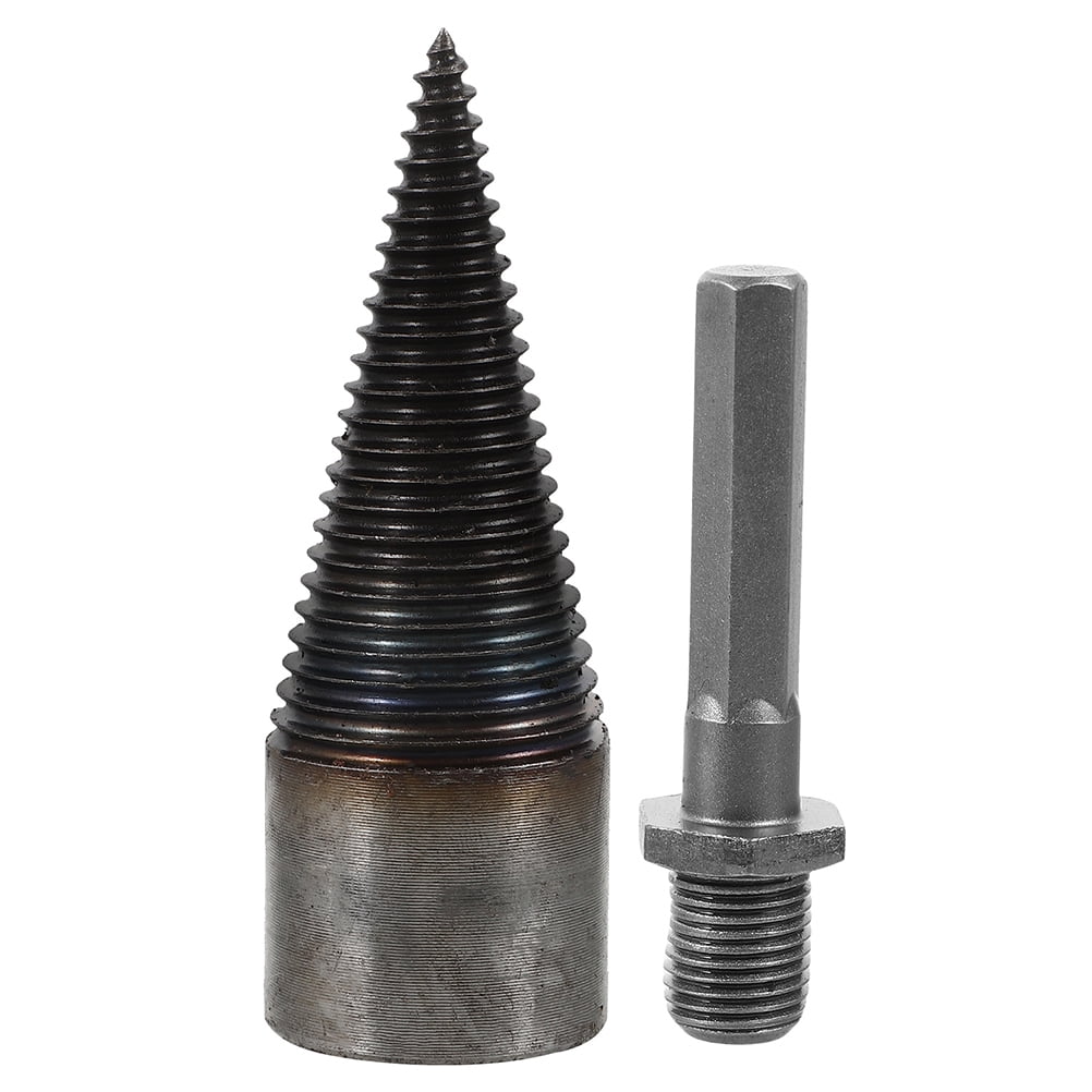 BERTDOMD Fire Wood Splitter 42mm Firewood Drill Bit Splitter Heavy Duty ...