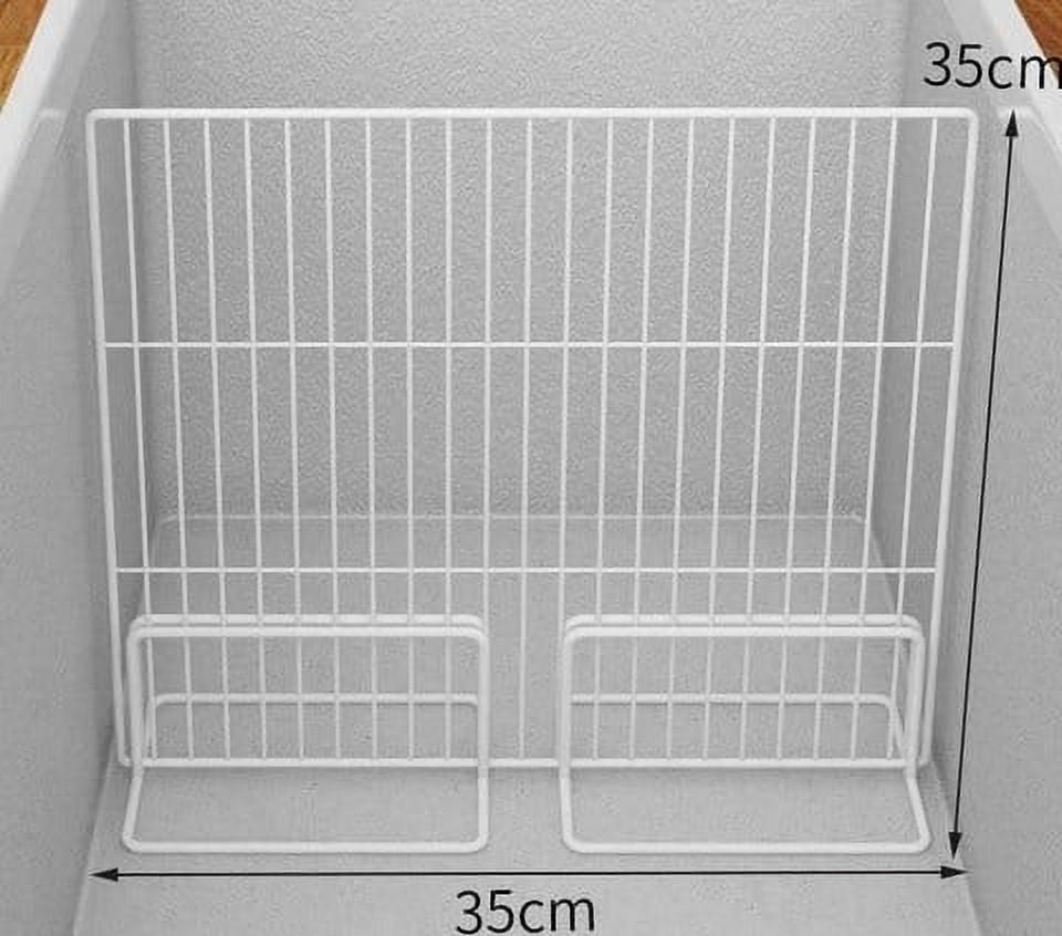 BERTDOMD Freezer Adjustable Wire Shelf Divider Freezer Iron Mesh ...