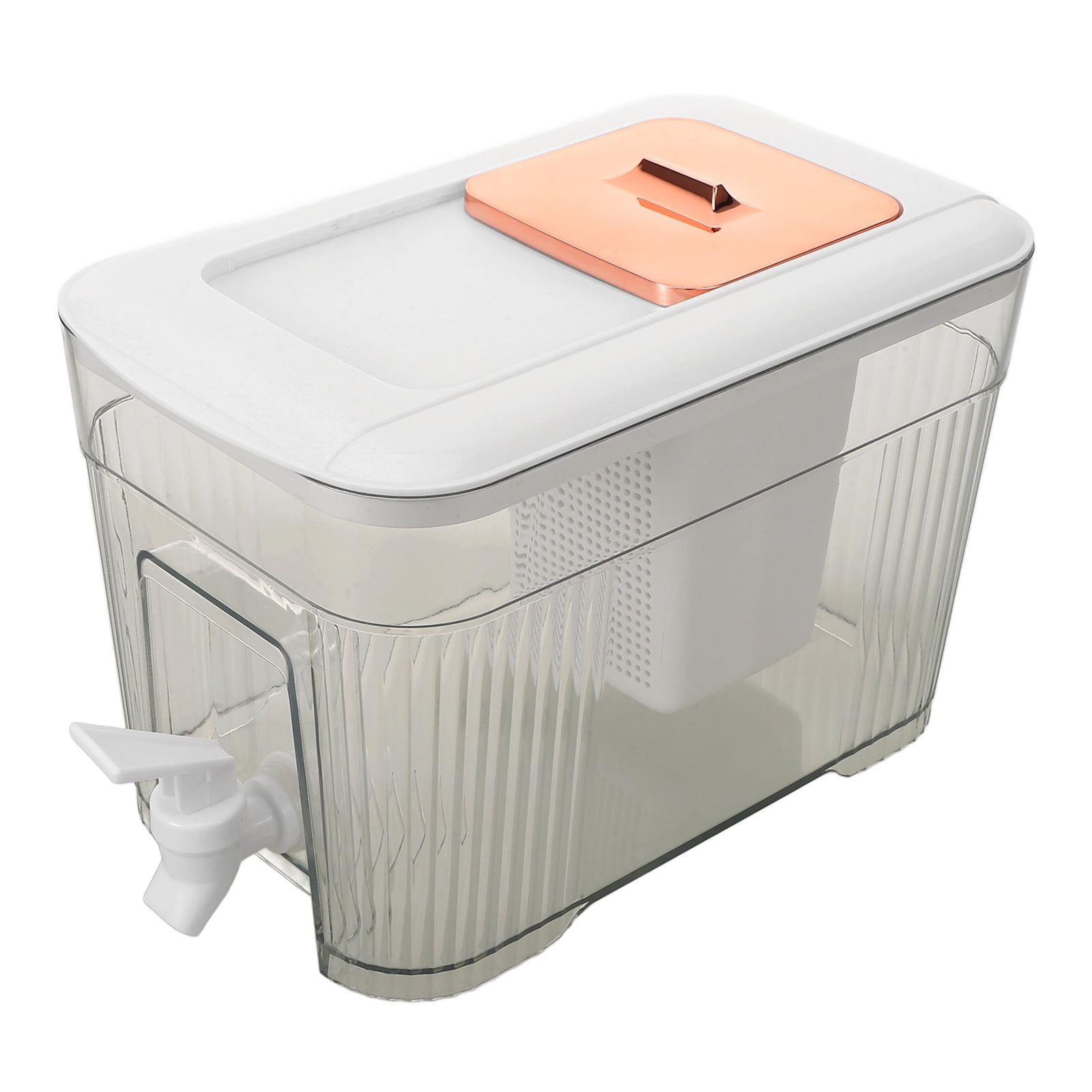 BERTDOMD Fridge Jug with Lid Refillable Ice Water Bucket Juice Pitcher ...