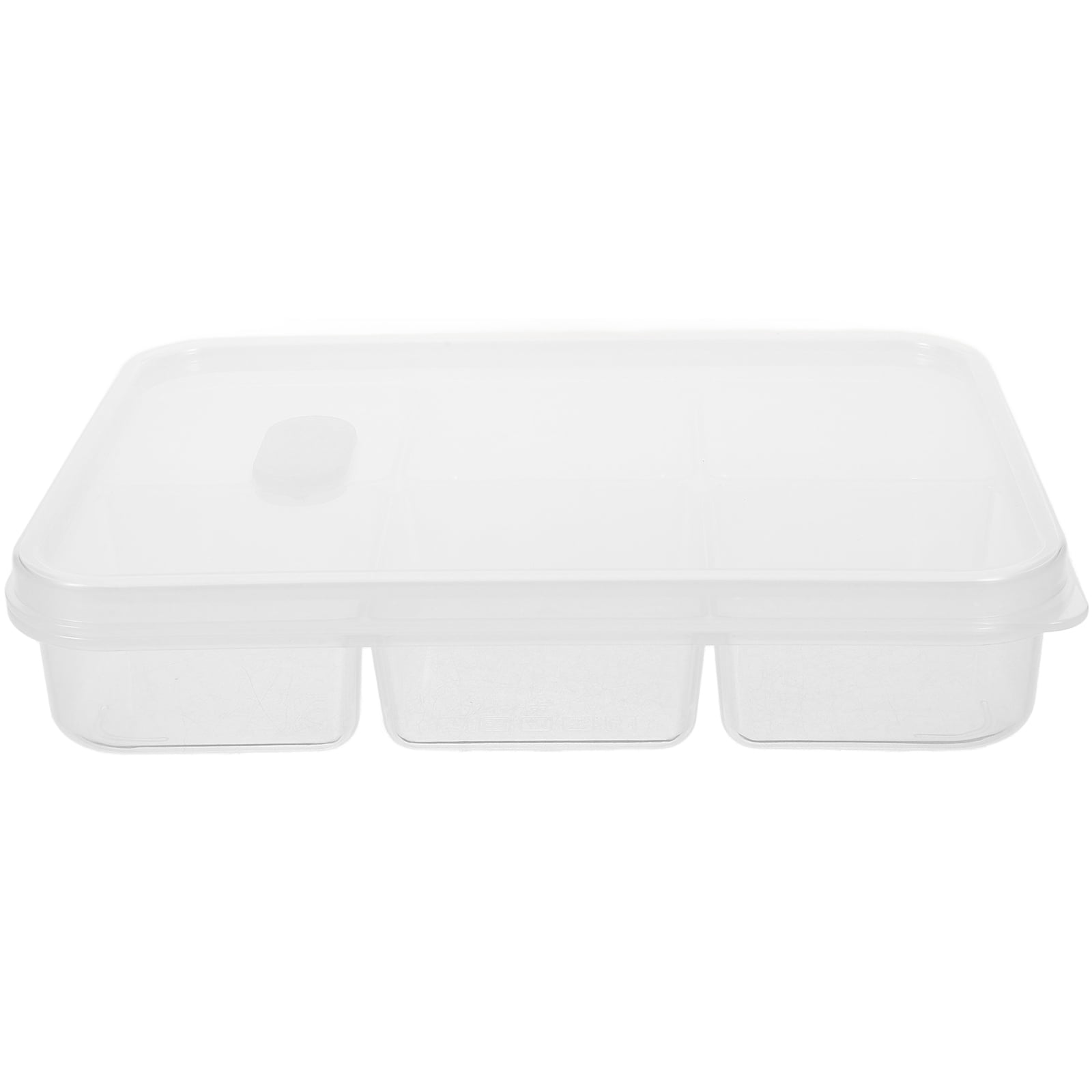 BERTDOMD Fridge Storage Box 6-compartment Garlic Ginger Meat Container ...
