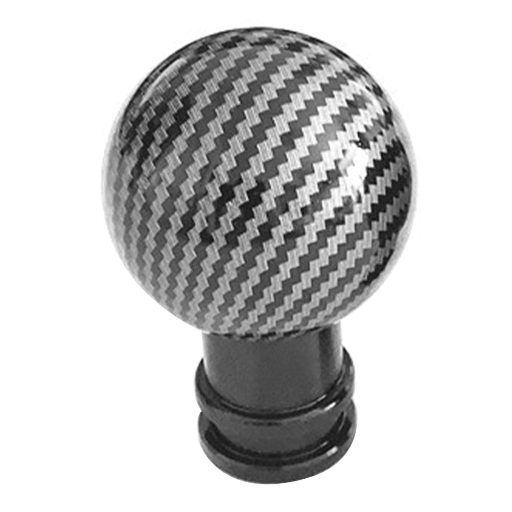 BERTDOMD Gear Shift Knob Lever Stick Handle Head Carbon Fiber Manual ...
