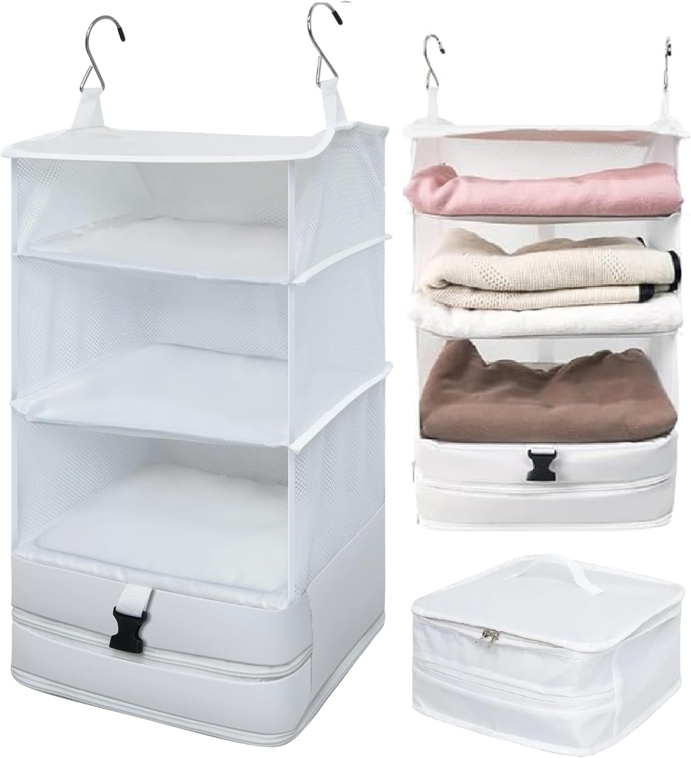 BERTDOMD Hanging Packing Cube Portable Hanging Packing Organizer Travel ...