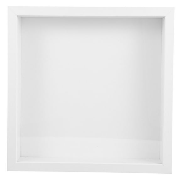 EXHUMKY Acrylic White Board with Dried Flower Display Frame for Home ...