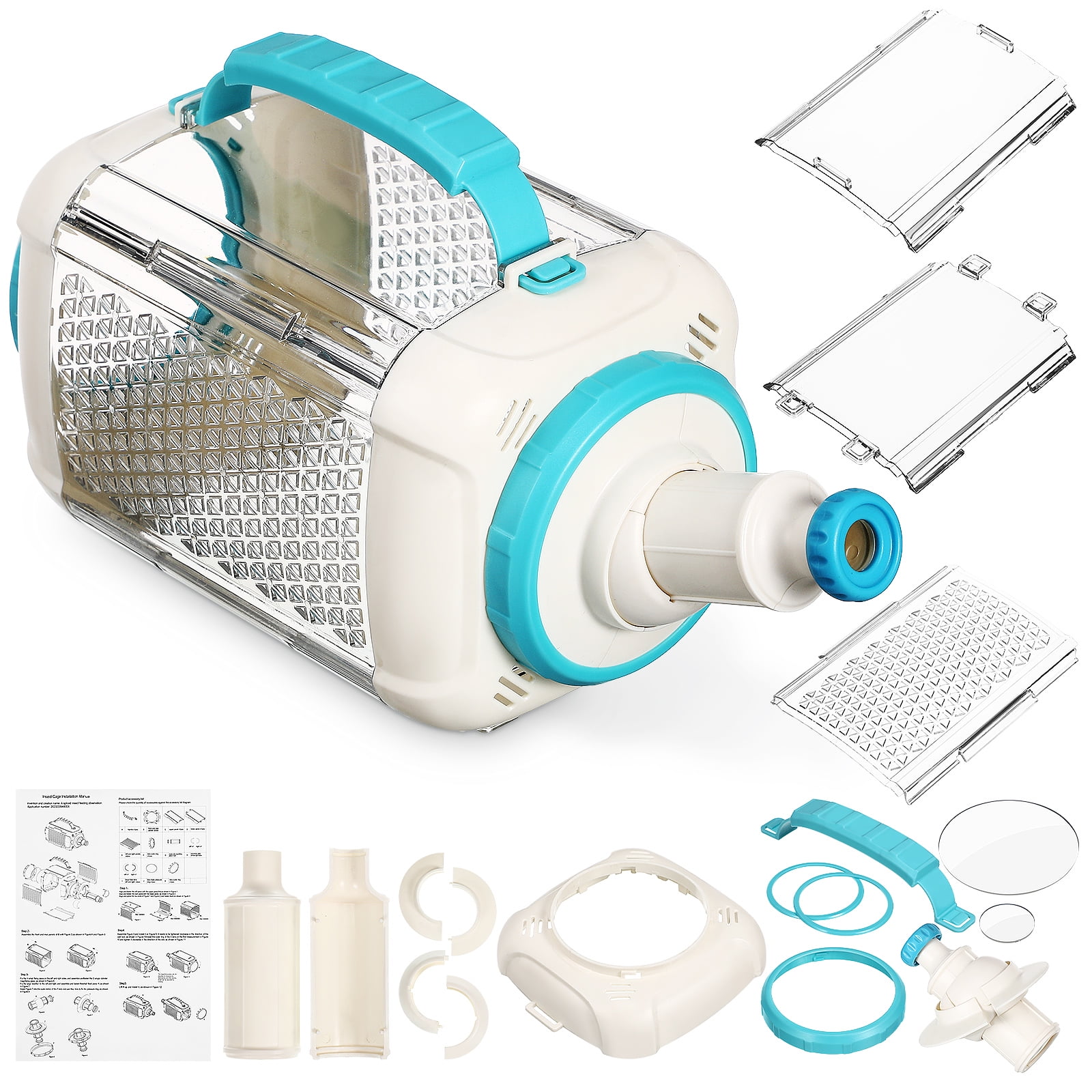 BERTDOMD Insect Viewer Box Magnifier Insect Box Bug Container Insect ...