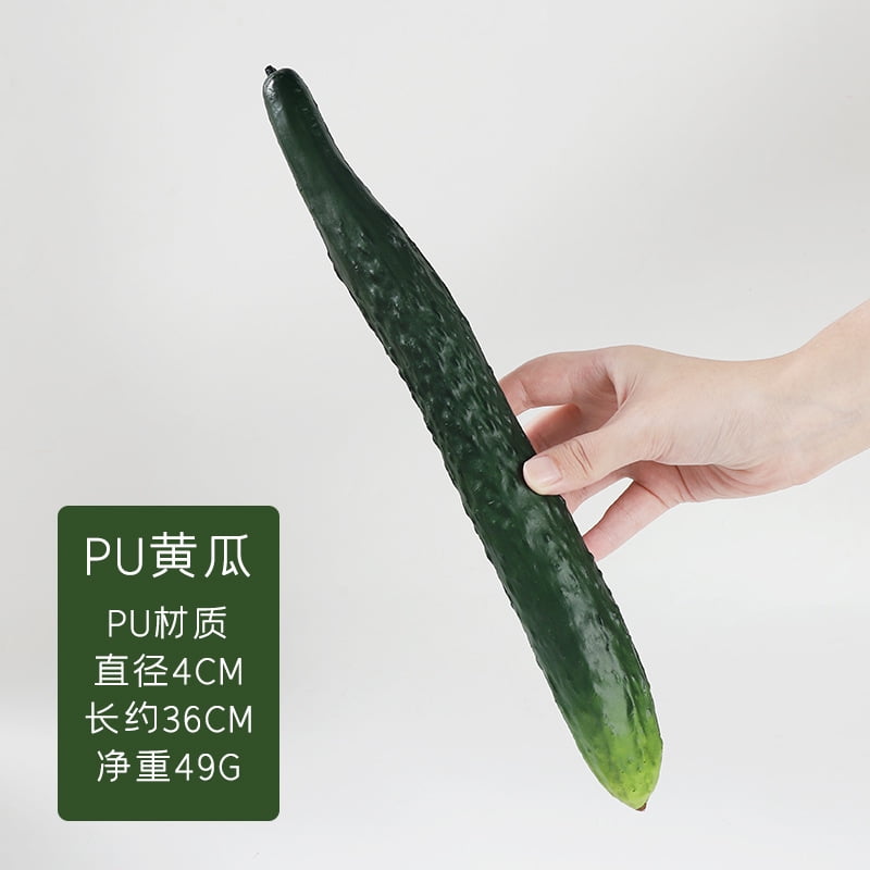 BERTDOMD Realistic Artificial Green Cucumber Model for Home Kitchen ...