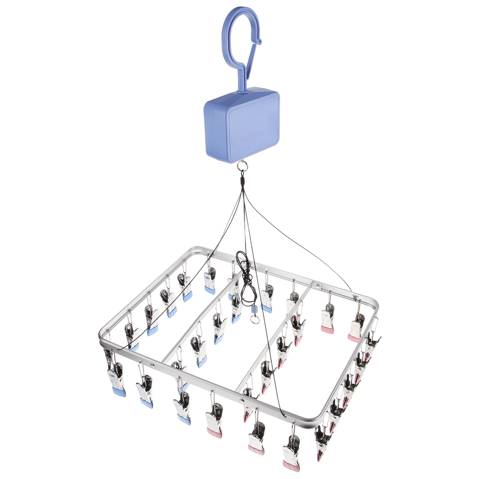 EXHUMKY BERTDOMD Large Capacity Sock Drying Rack Space Saving Indoor ...