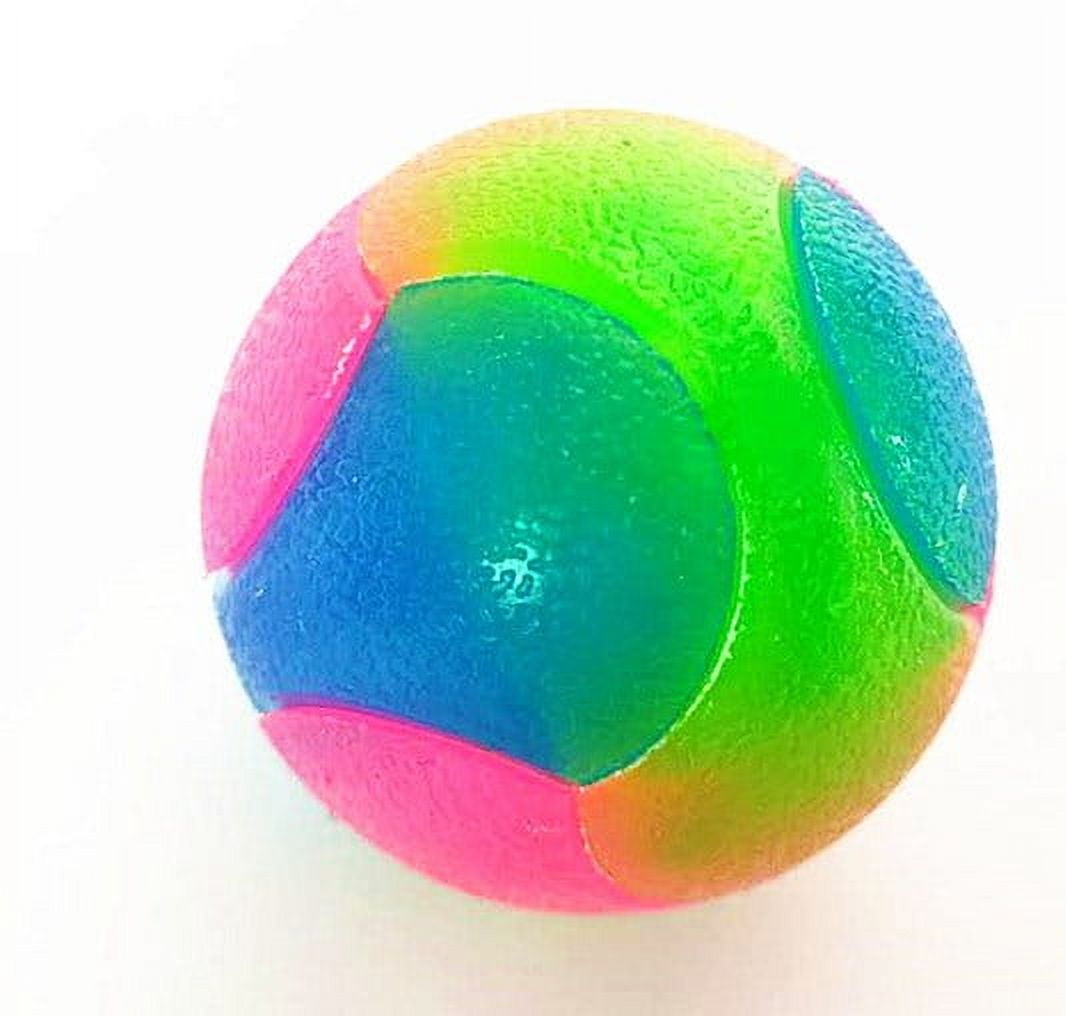 Worgeous Lightup Dog Balls for Small Pets Safe Rubber Toy with Elastic ...