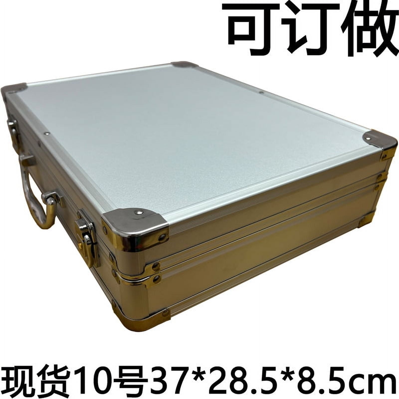 BERTDOMD Metal Briefcase Aluminum Alloy Briefcase Document Box Aluminum ...