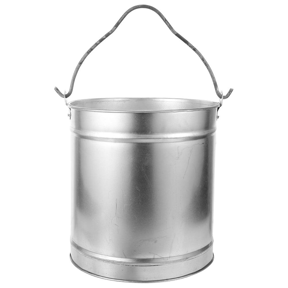 BERTDOMD Metal Bucket Iron Bucket Round Vintage Bucket with Handle ...