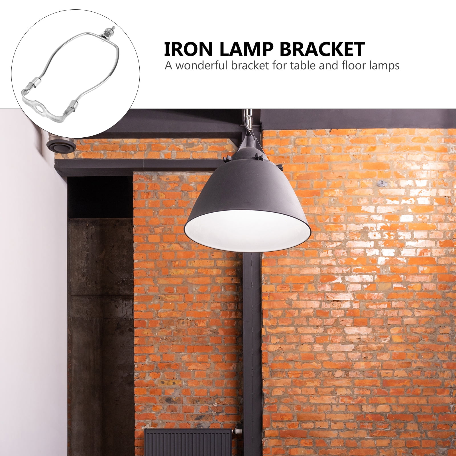 BERTDOMD Metal Lamp Shade Cage Frame Metal Lamp Guard Iron Wire Lamp ...