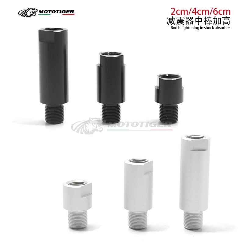 BERTDOMD Motorcycle Rear Shock Extender 2CM Metal Rear Shock Absorber ...