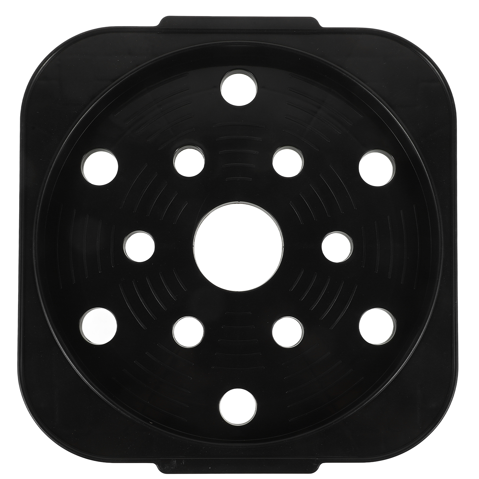 EXHUMKY Black PP Plastic Rectangular Gas Cylinder Stand with Wheels for ...